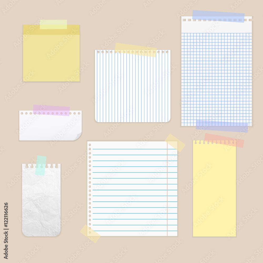 Notebook Paper Vector Png