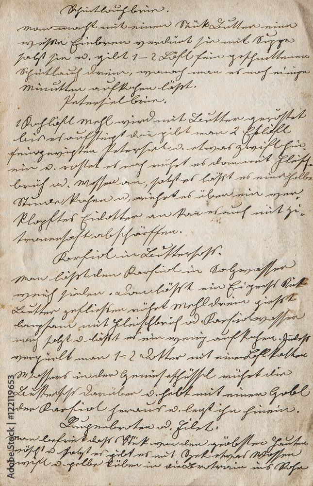 Vintage Paper Texture Writing