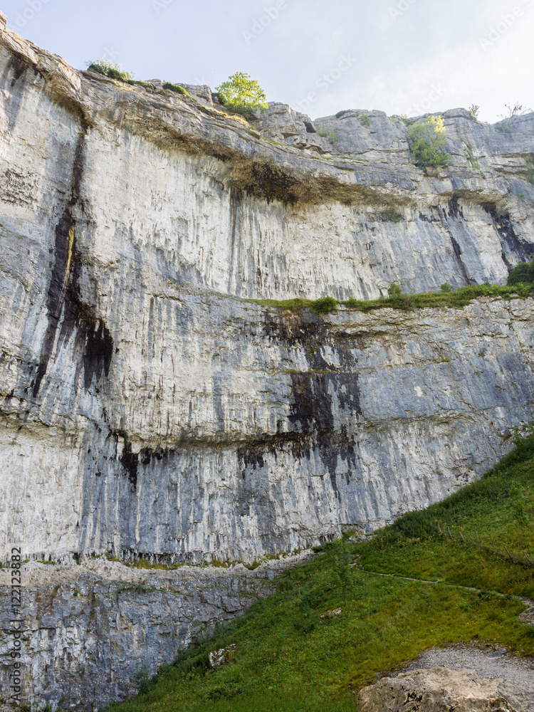 Amazing limestone rock formations at Mallham Cove, Mallham, Yorkshire ...