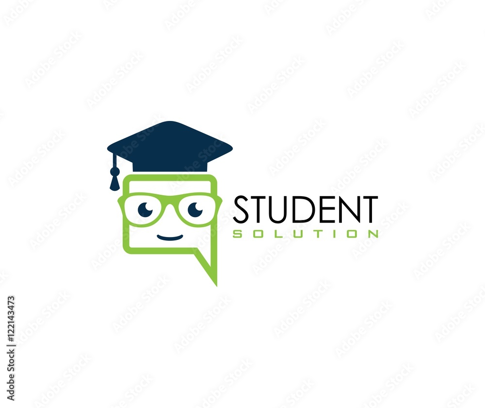 Student logo Stock Vector | Adobe Stock