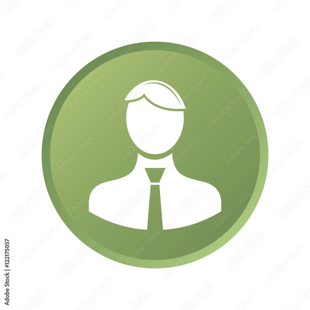 office worker icon vector Stock Illustration | Adobe Stock