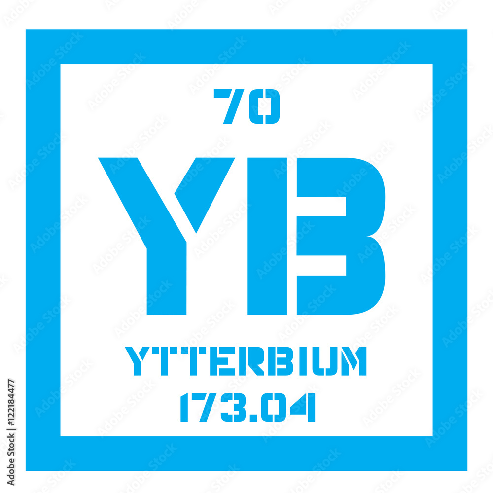 Ytterbium chemical element Stock Vector | Adobe Stock Ytterbium chemical element Stock Vector | Adobe Stock
