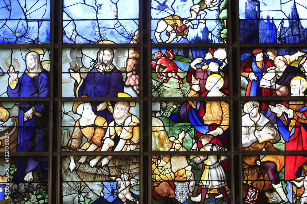Foto de Vitrail. Eglise Sainte-Jeanne d'Arc. Eglise Sainte-Jeanne d'Arc ...