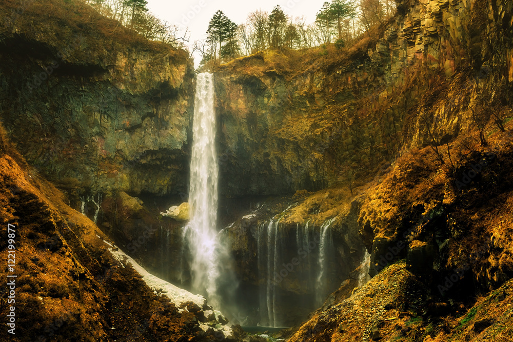 Kegon waterfall is one of famous of Nikko's beautiful waterfalls. Kegon ...