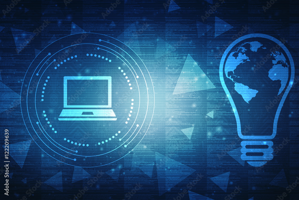 Digital Abstract technology background,2d illustration Stock ...