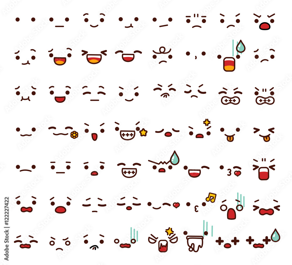 Manga Smiley Face