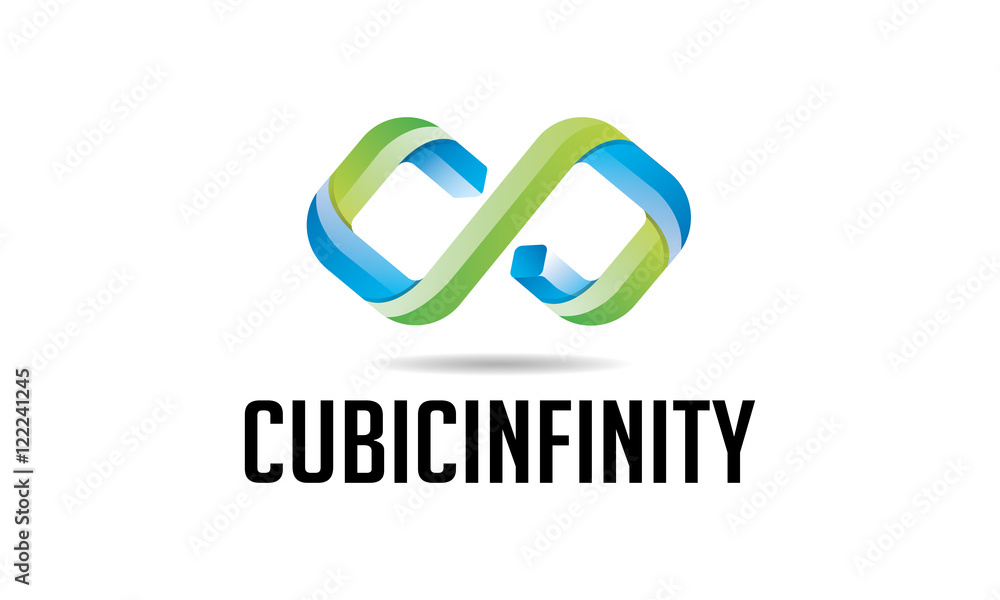 Cubic infinity Logo Stock Vector | Adobe Stock