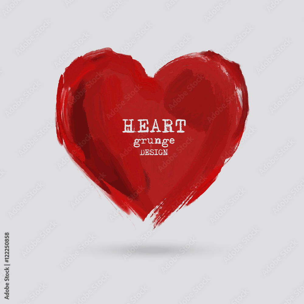 Abstract Heart design. Stock Vector | Adobe Stock