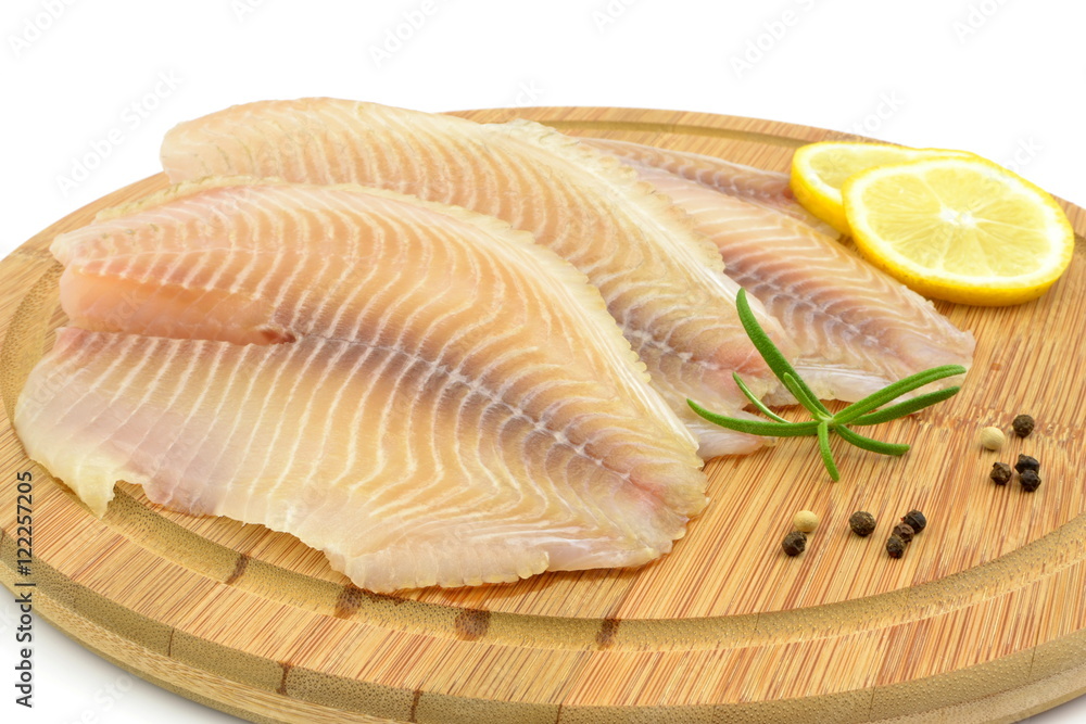 ryba tilapia filety Stock Photo | Adobe Stock