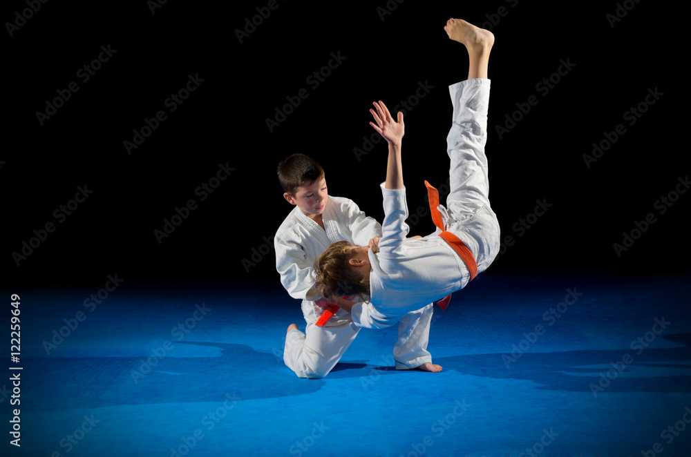 Children martial arts fighters Stock Photo | Adobe Stock
