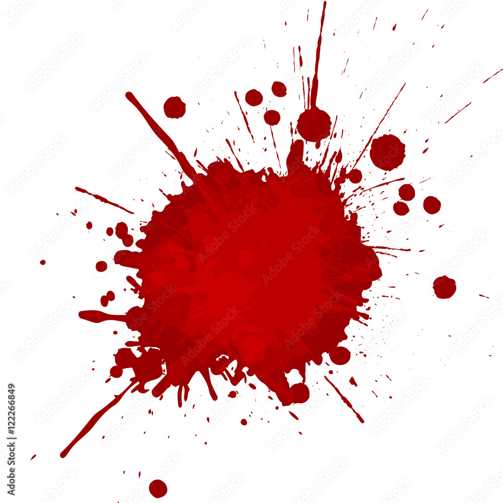 vector red color splatter design background. illustration vector Stock ...