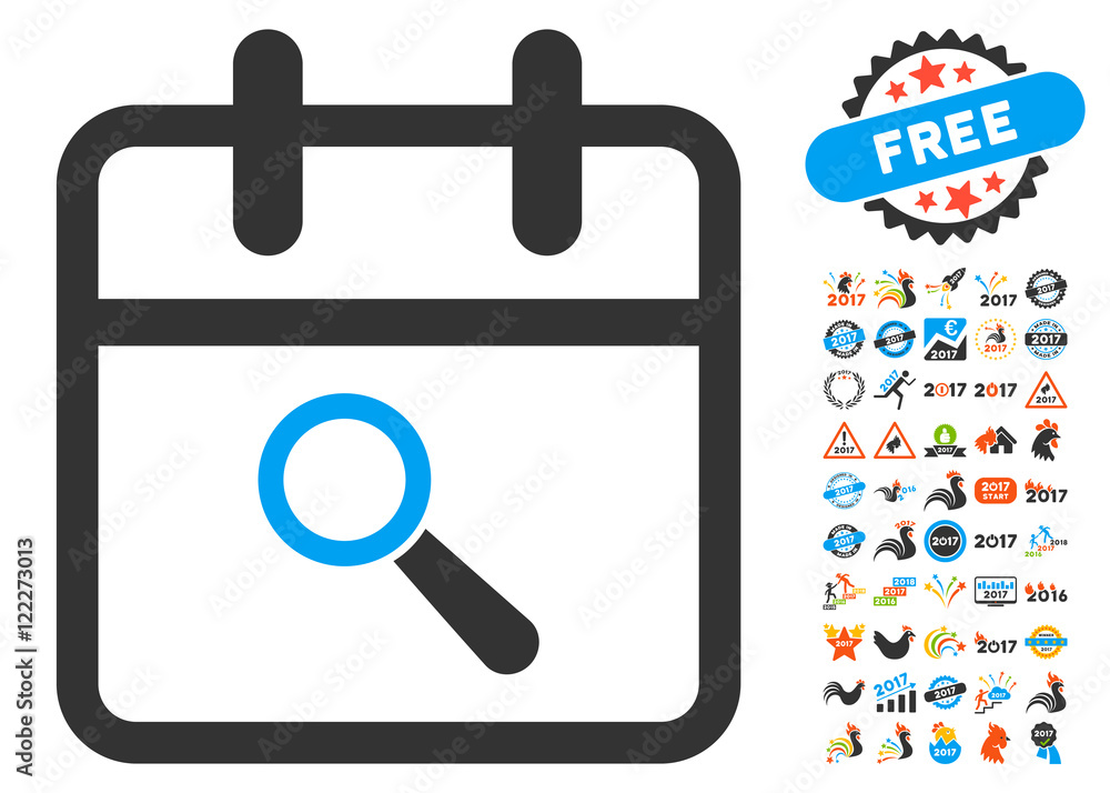 Audit Day pictogram with bonus 2017 pictograph collection. Vector ...