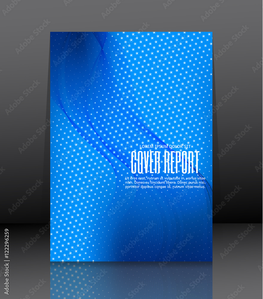 Abstract composition. Template Design for flyer. Brochure. Poster in A4 ...