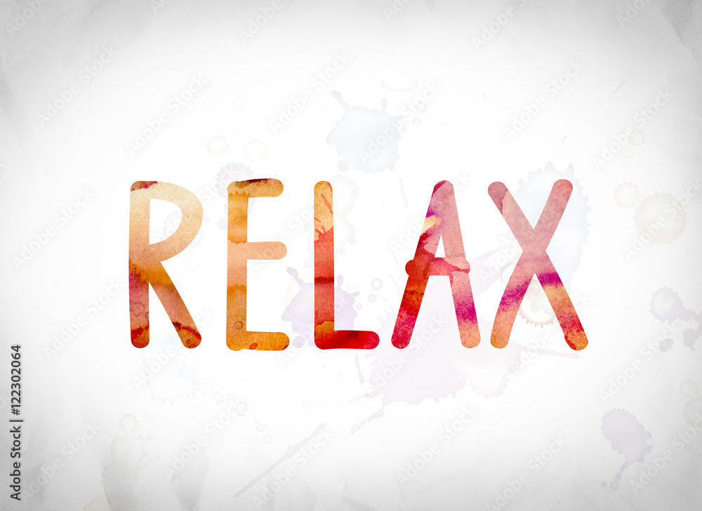 Relax Word Art