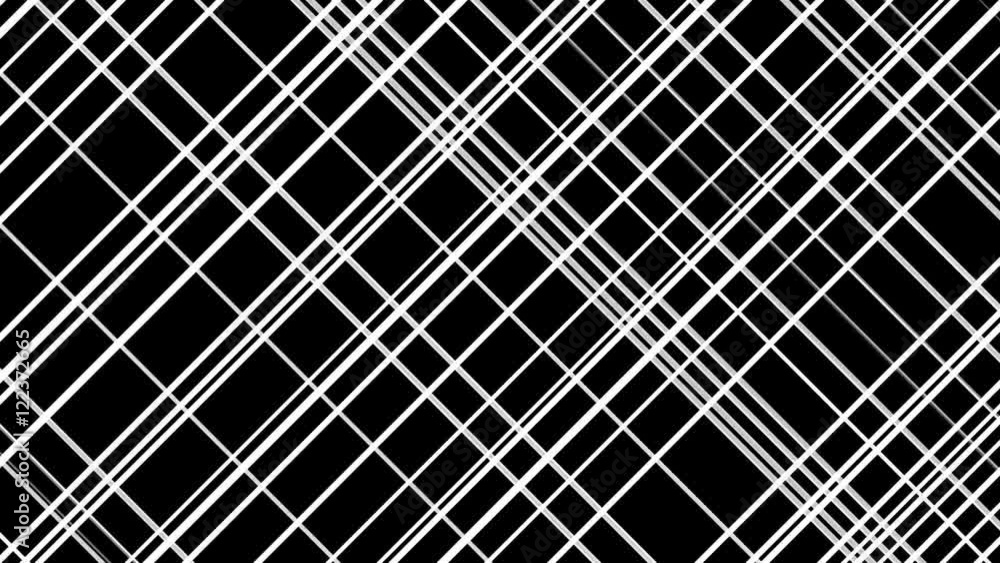 White lines crossing over black background loop. Stock Video | Adobe Stock