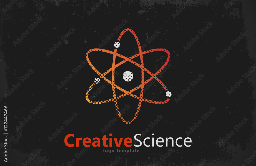 atom symbol. atom logo design. color atom. science logo Stock Vector ...