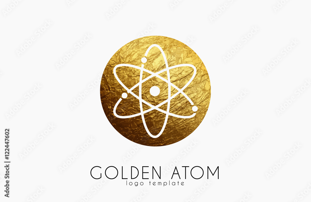 atom symbol. atom logo design. color atom. science logo Stock Vector ...