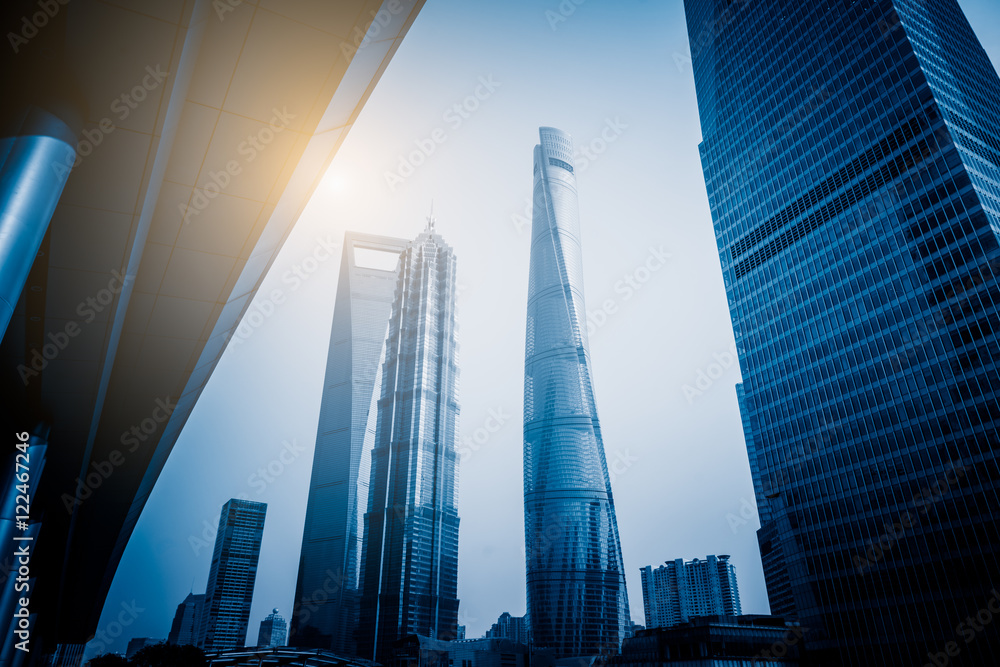 Shanghai Tower, Shanghai World Financial Center and Jin Mao Tower ...