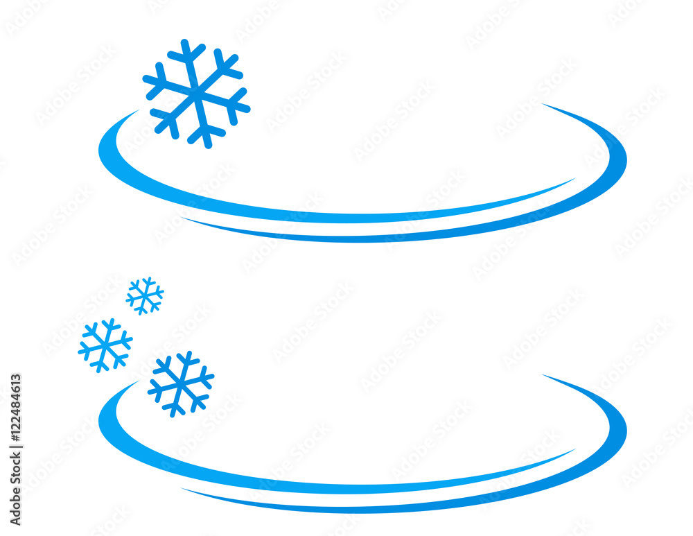 background with blue snowflake Stock Vector | Adobe Stock