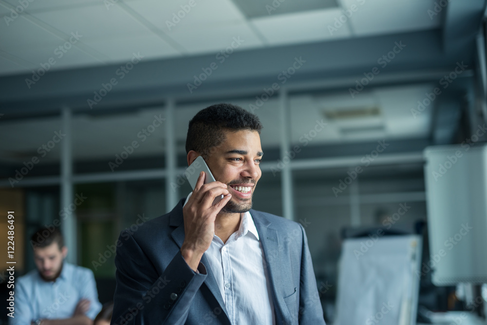 Calling a clients Stock Photo | Adobe Stock