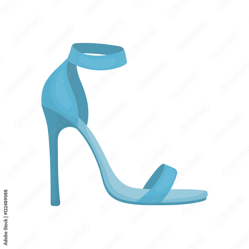 Ankle straps icon in cartoon style isolated on white background. Shoes ...