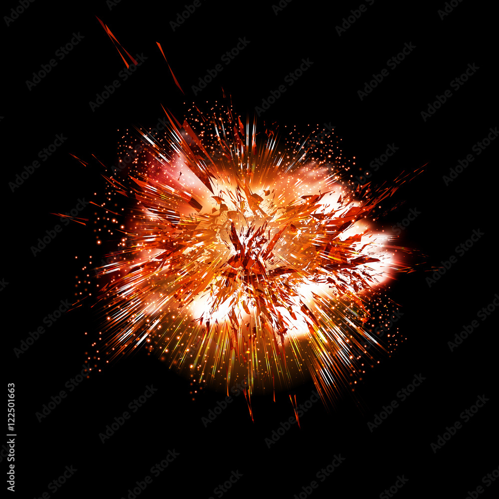 explode fire grunge background easy all editable Stock Vector | Adobe Stock
