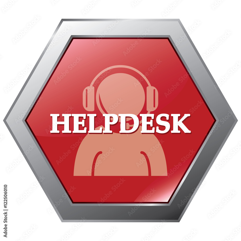 HELPDESK ICON Stock Vector | Adobe Stock