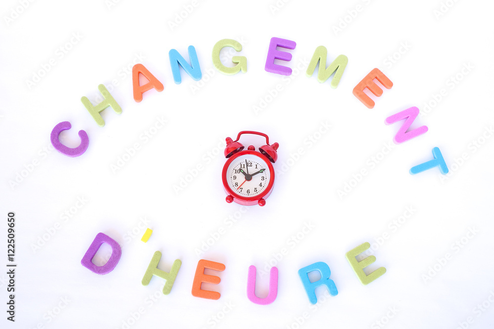 changement d'heure foto de Stock | Adobe Stock