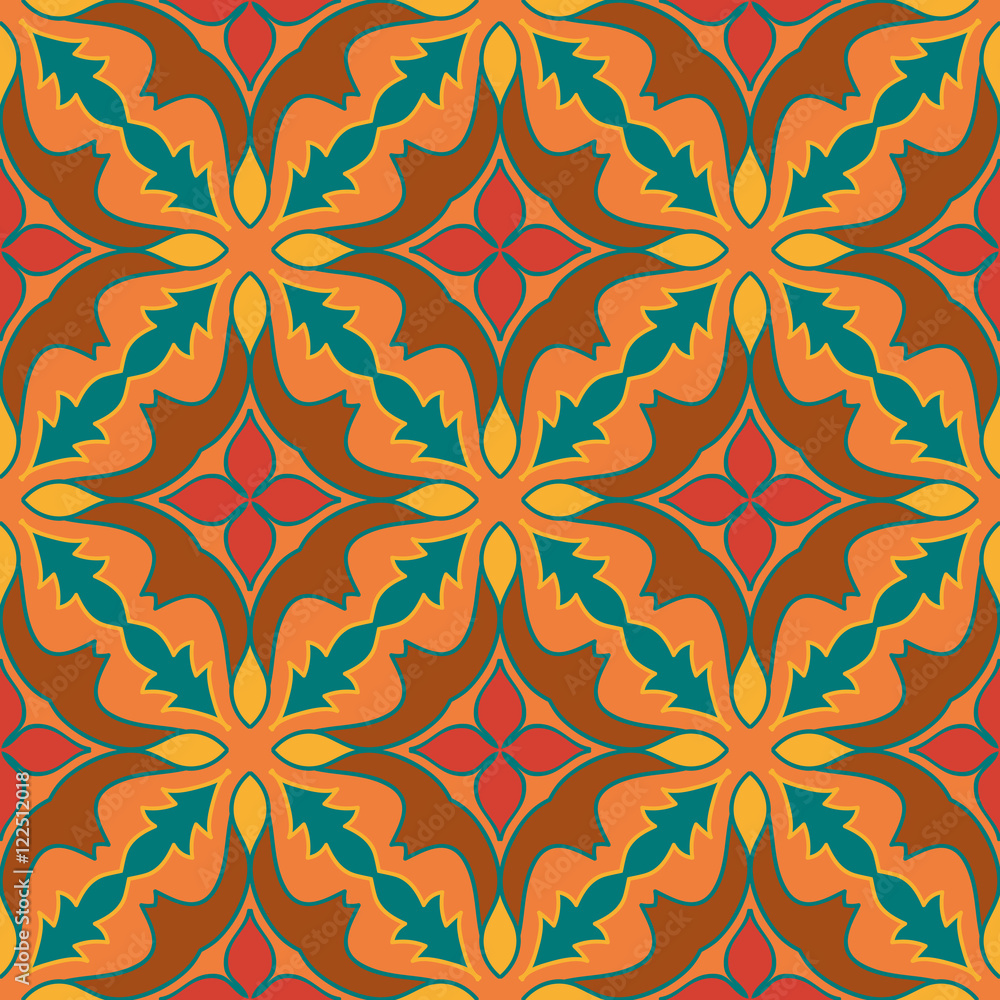 Vector seamless texture. Beautiful colored pattern for design and ...