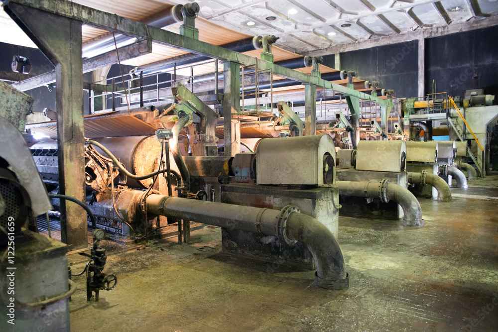 Paper and pulp mill - Factory, Plant Stock-Foto | Adobe Stock