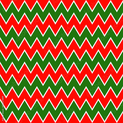 Green And Red Chevron Background
