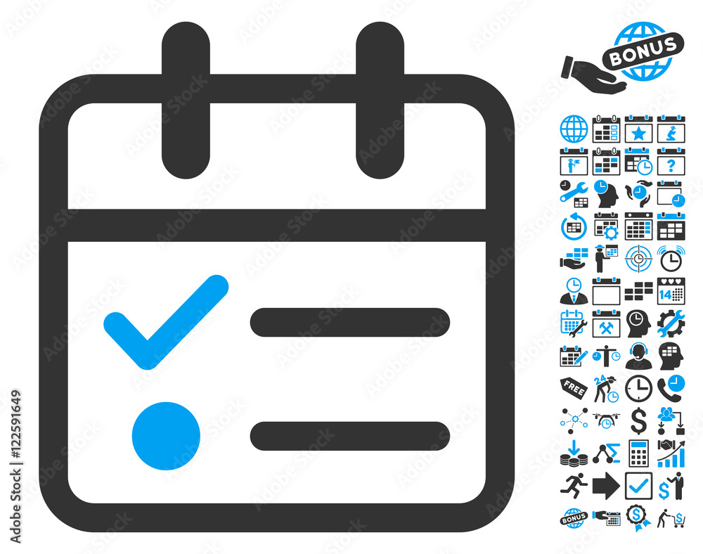 Day Tasklist icon with bonus calendar and time management images ...