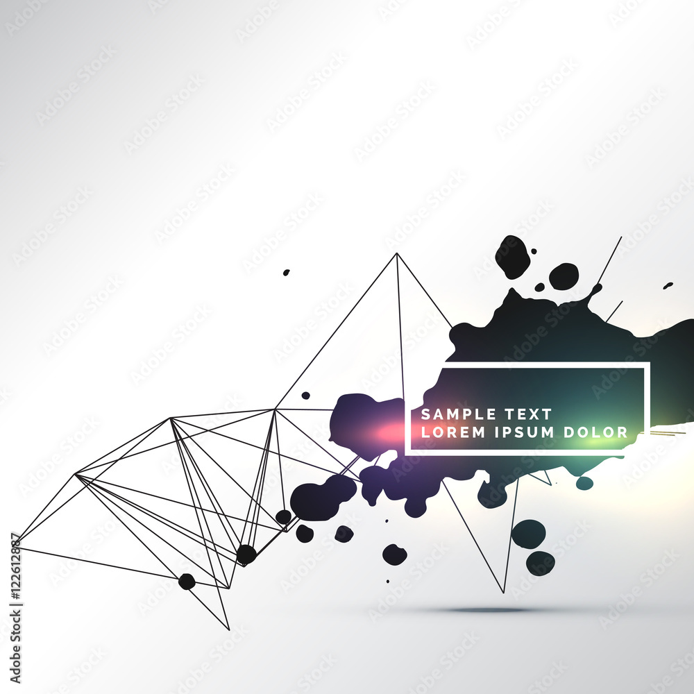 black paint splash background Stock Vector | Adobe Stock