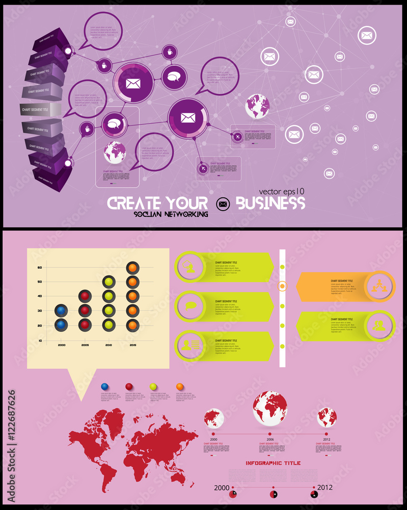 Vector Of Illustration Infographic Stock Vector Adobe Stock