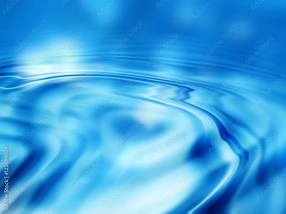 Water ripples blue abstract background Stock Illustration | Adobe Stock