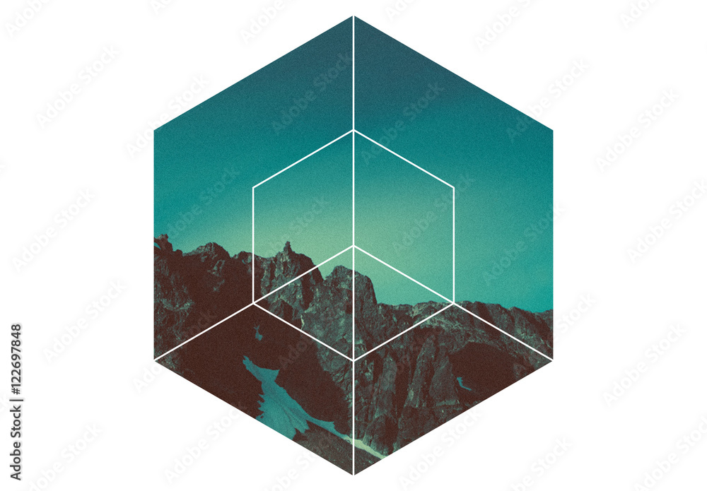Geometric Masks & Shapes Collection Stock Template | Adobe Stock