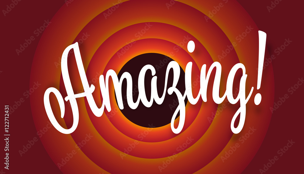 Amazing! Stock Vector | Adobe Stock