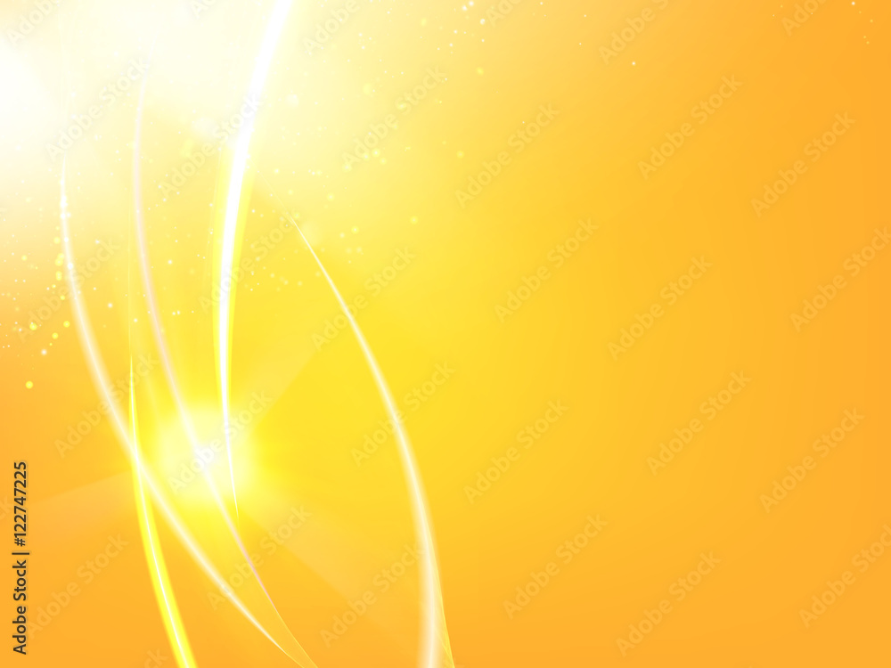 Abstract orange background. Science orange wave design, contains ...