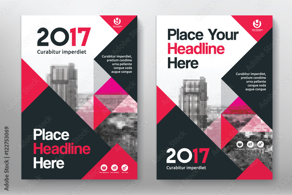Red Color Scheme with City Background Business Book Cover Design ...