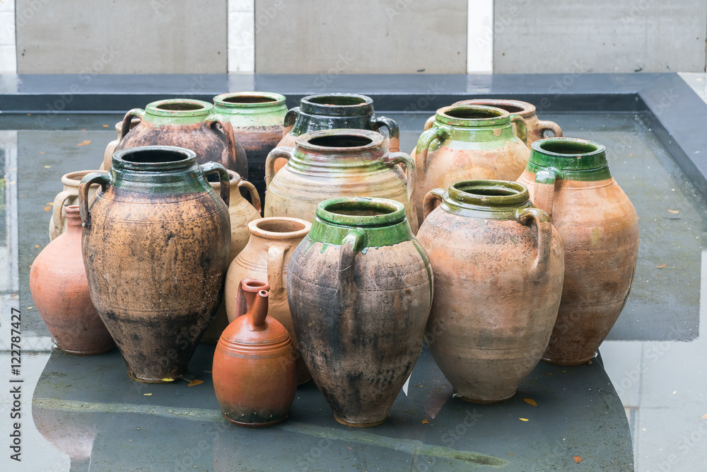 earthen jar Stock Photo | Adobe Stock