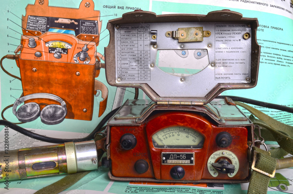 Vintage Soviet military radiometer DP-5b.Relic of Cold War Stock Photo ...