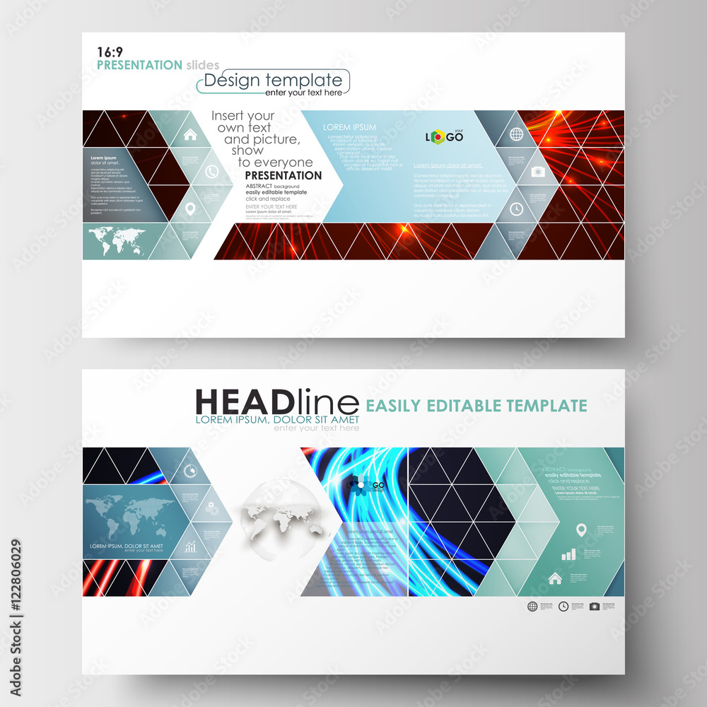 Business templates in HD format for presentation slides. Easy editable ...