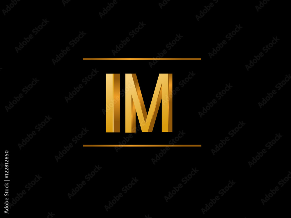 IM Initial Logo for your startup venture Stock Vector | Adobe Stock