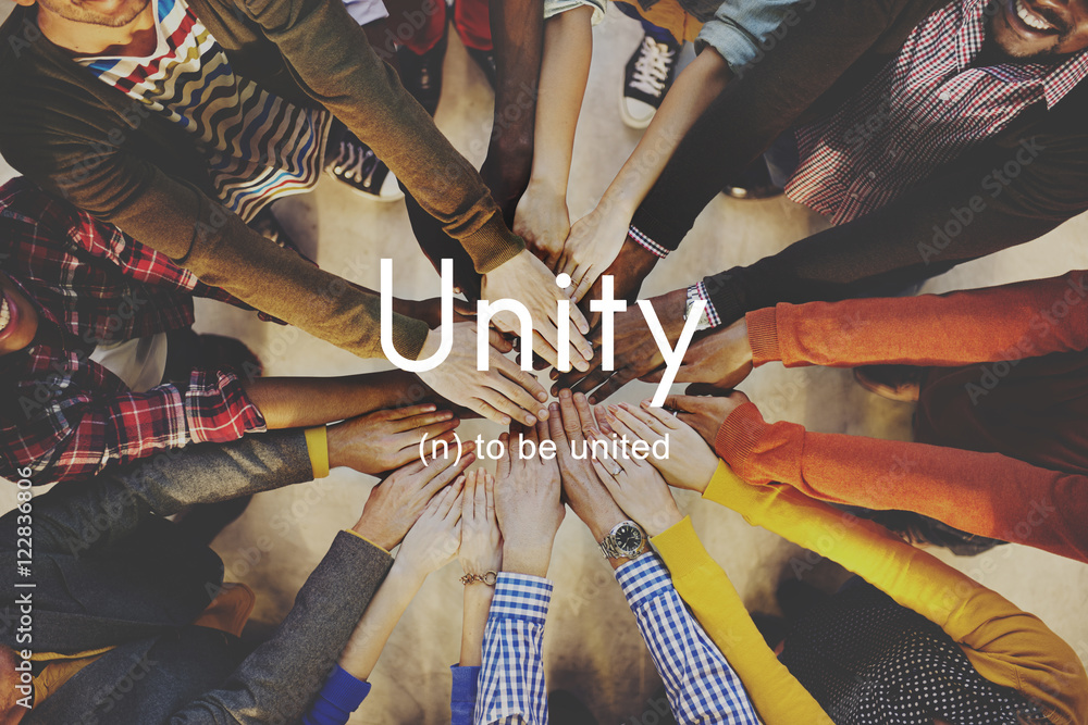 Unity Community Connection Cooperation Team Concept Stock Photo | Adobe ...