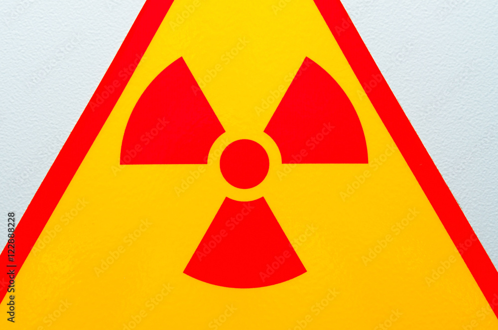 Radiation safety sign Stock Photo | Adobe Stock