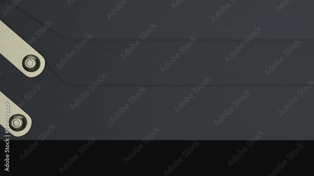 Camera shutter mechanism. Animation of closing and opening dslr shutter ...