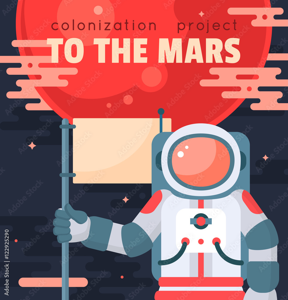 Mars Solar System Poster Project