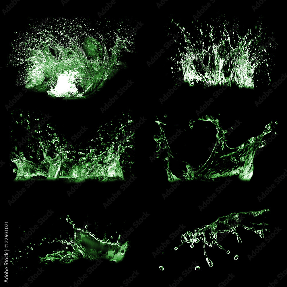 splash of ink isolated on black background. beautiful splash of wine ...