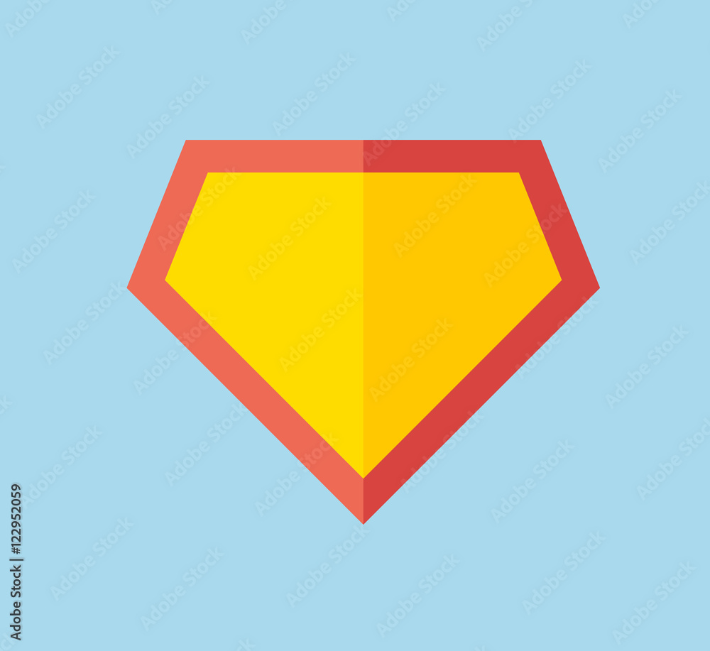 Superhero logo Icon Stock Vector | Adobe Stock
