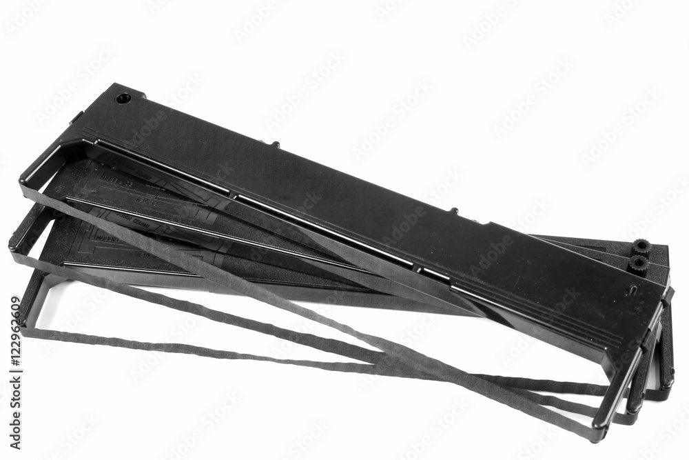 Ribbon cartridges for old dot matrix printers Stock Photo | Adobe Stock